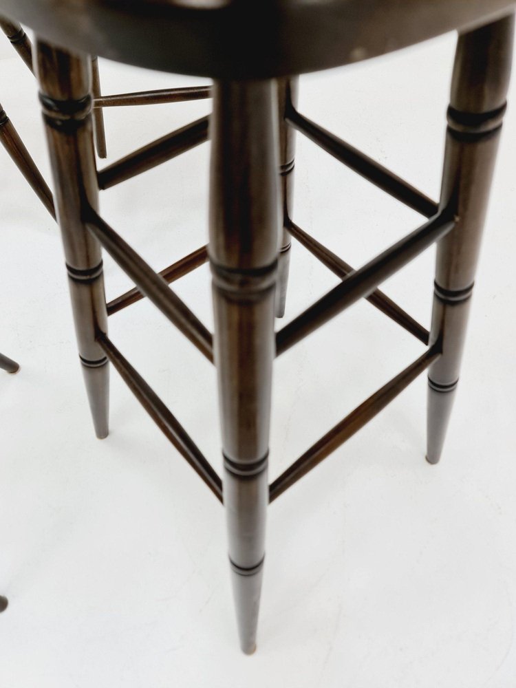 Mid-Century Modern German Bar Stool in Wood, 1950s for sale at Pamono
