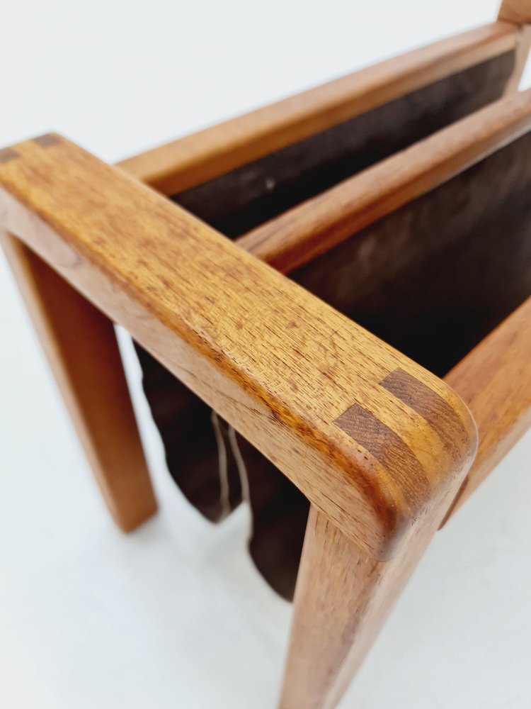 Mid-Century Danish Teak Magazine Rack by Salling Stolefabrik, 1960s for ...