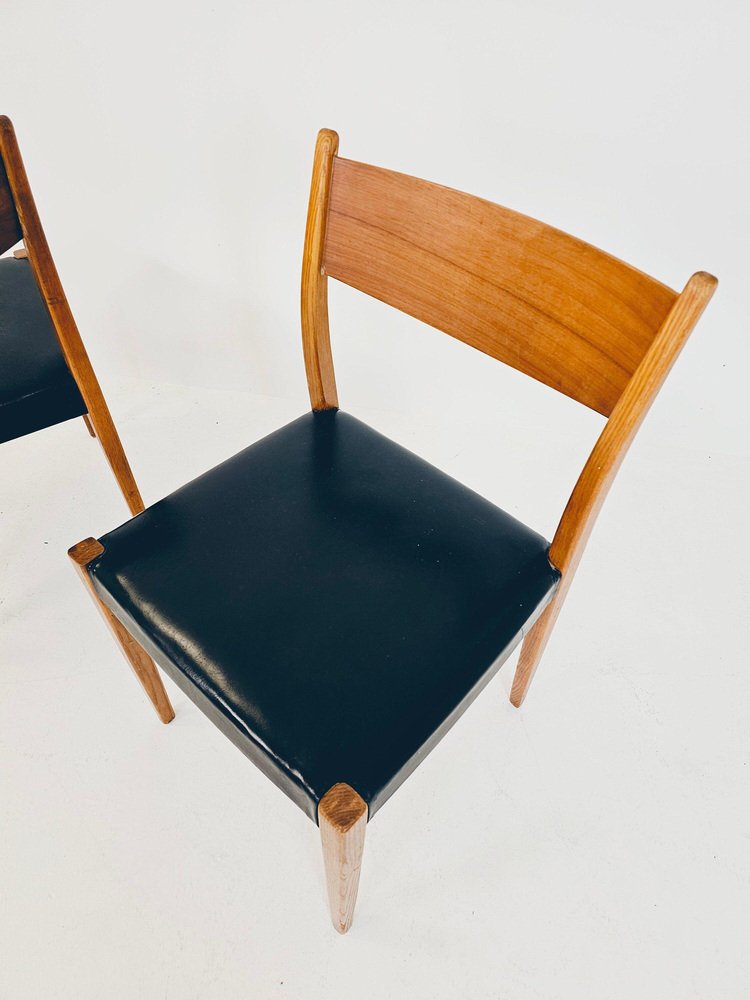 Danish Teak Dining Chairs by Poul Volther & Frem Röjle, 1960s, Set of 2 ...