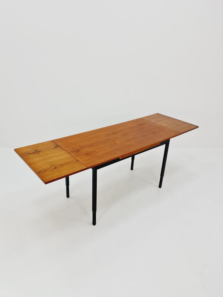 Vintage German Teak Extendable Dining Table, 1950s for sale at Pamono