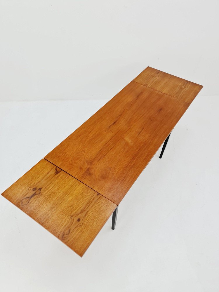 Vintage German Teak Extendable Dining Table, 1950s for sale at Pamono