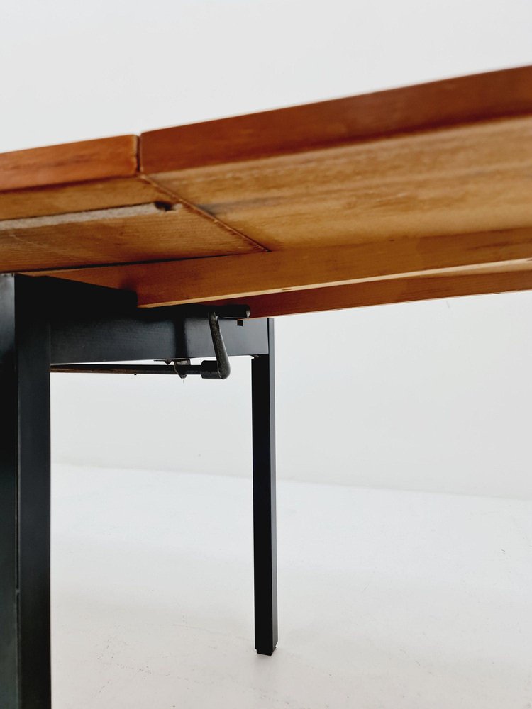 Vintage German Teak Extendable Dining Table, 1950s for sale at Pamono