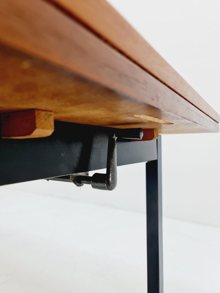 Vintage German Teak Extendable Dining Table, 1950s for sale at Pamono
