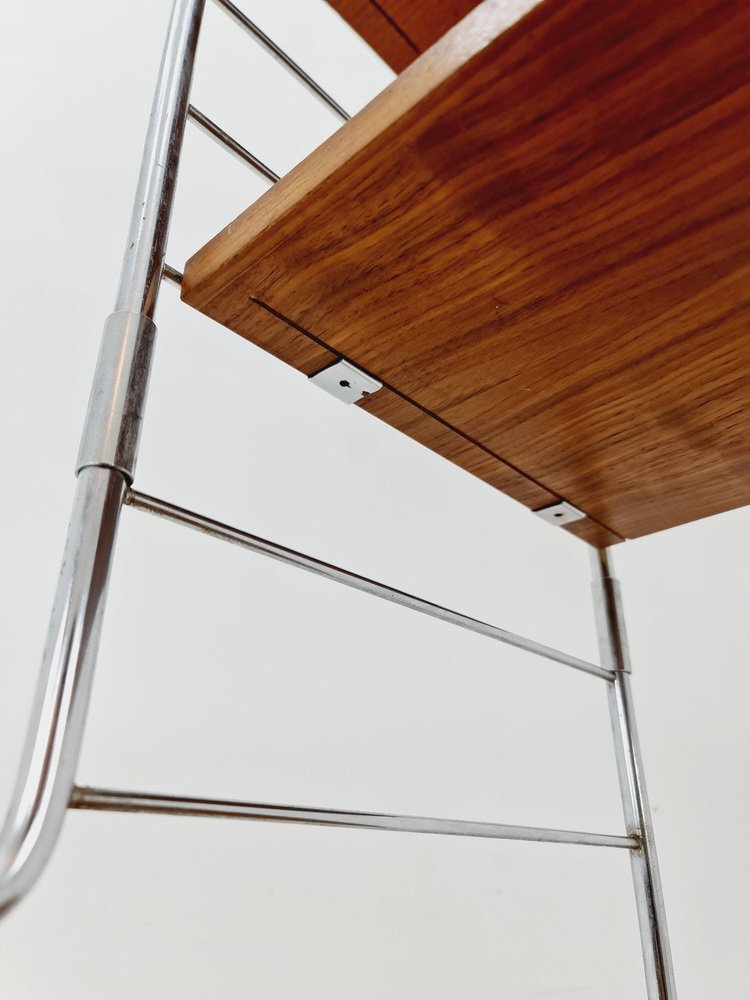 Free Standing String Shelf-System with Cabinet in Teak from WHB Germany ...