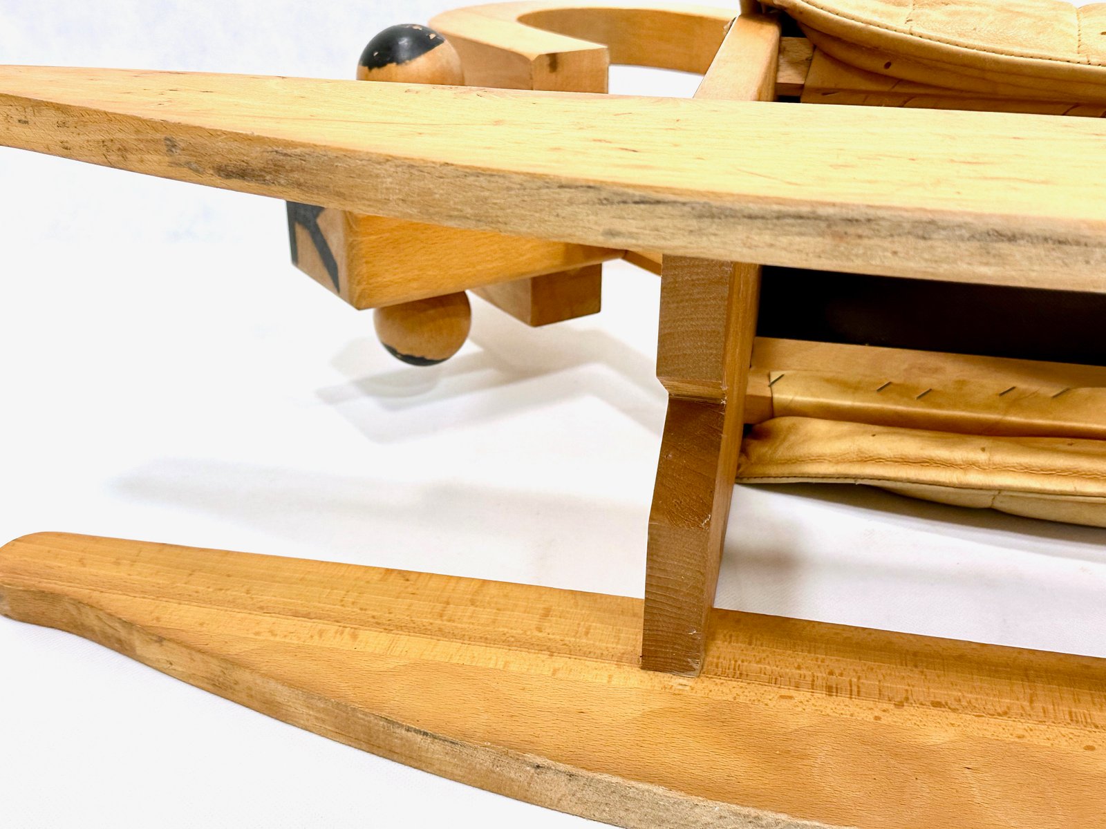 Mid-Century Wooden Rocking Billy Goat, 1960s for sale at Pamono