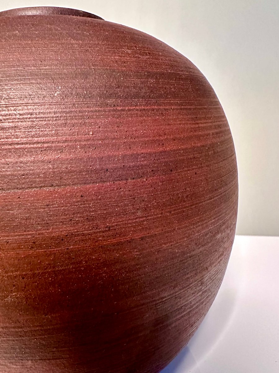 Ball-Shaped Studio Ceramic Art Vase by Walter Gebauer for Bürgel ...