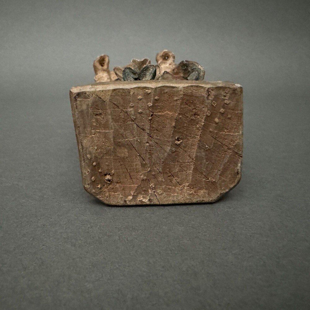 Wooden Sculpture in Polychrome for sale at Pamono