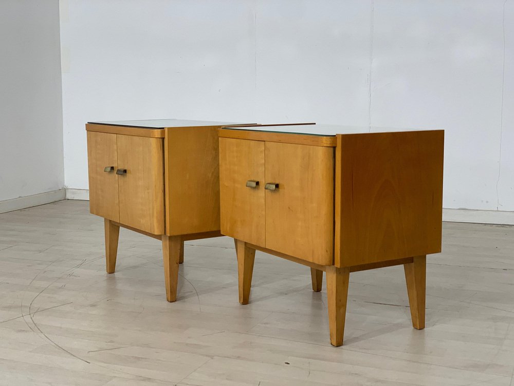 Vintage Night Cabinet, 1960s, Set of 2 for sale at Pamono