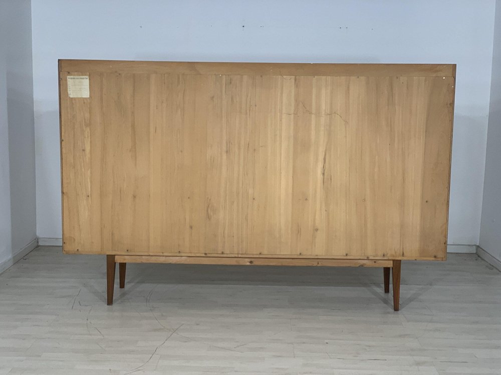 Mid-Century Wooden Highboard for sale at Pamono