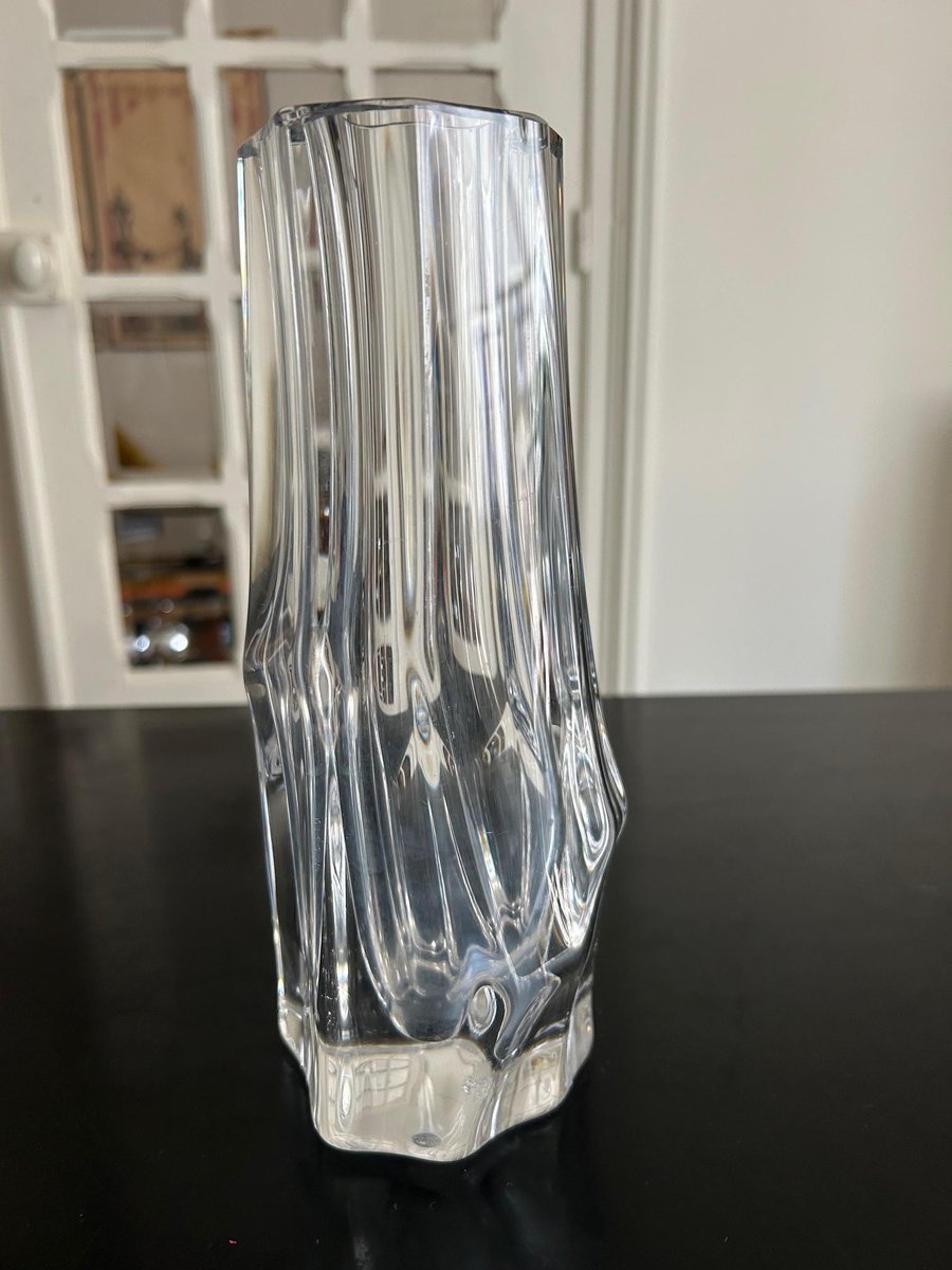 Daum Glass Vase by Jean Daum for Daum, 1960s for sale at Pamono