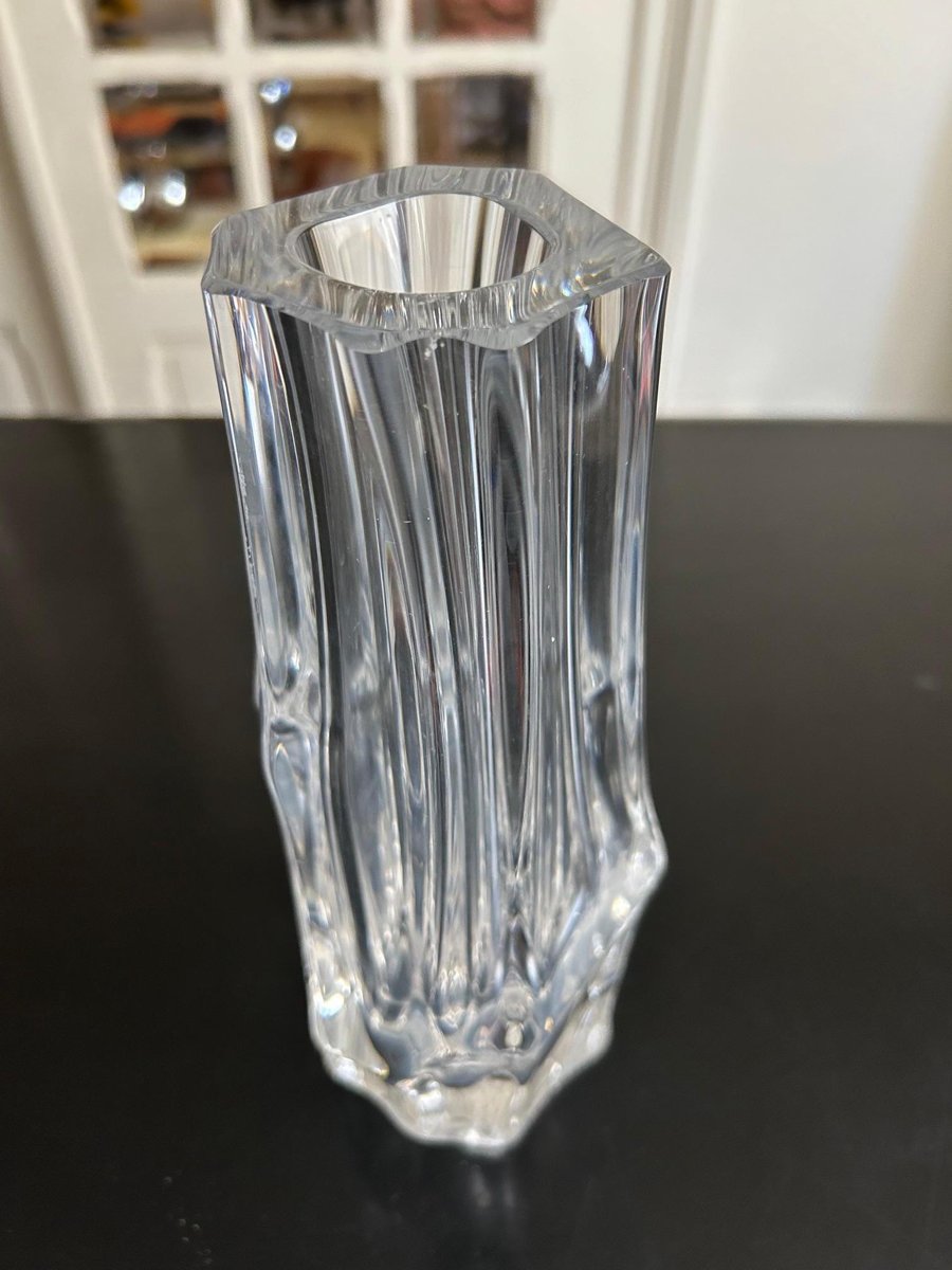 Daum Glass Vase by Jean Daum for Daum, 1960s for sale at Pamono