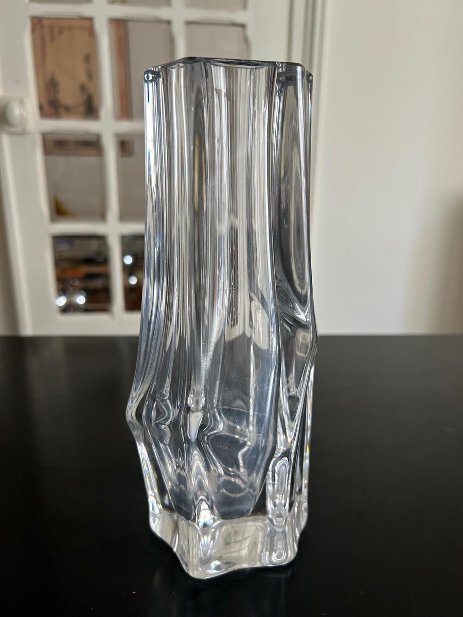 Daum Glass Vase by Jean Daum for Daum, 1960s for sale at Pamono