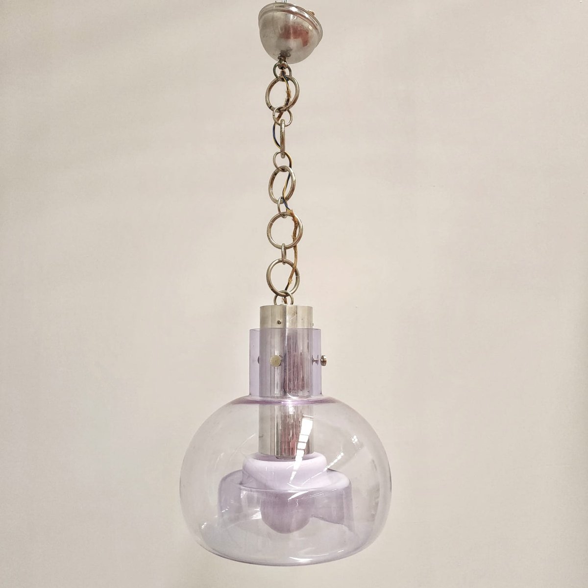 Murano Glass Hanging Light, 1950s for sale at Pamono