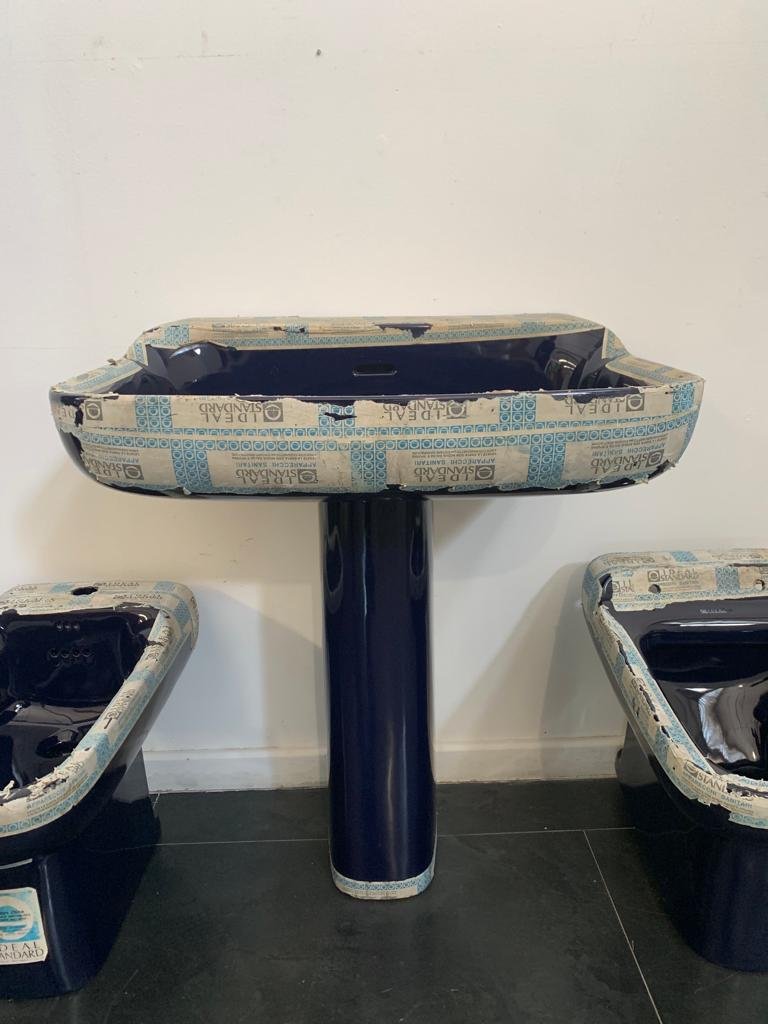 Ideal Standard Basin by Paolo Tilche, 1970s, Set of 4 for sale at Pamono