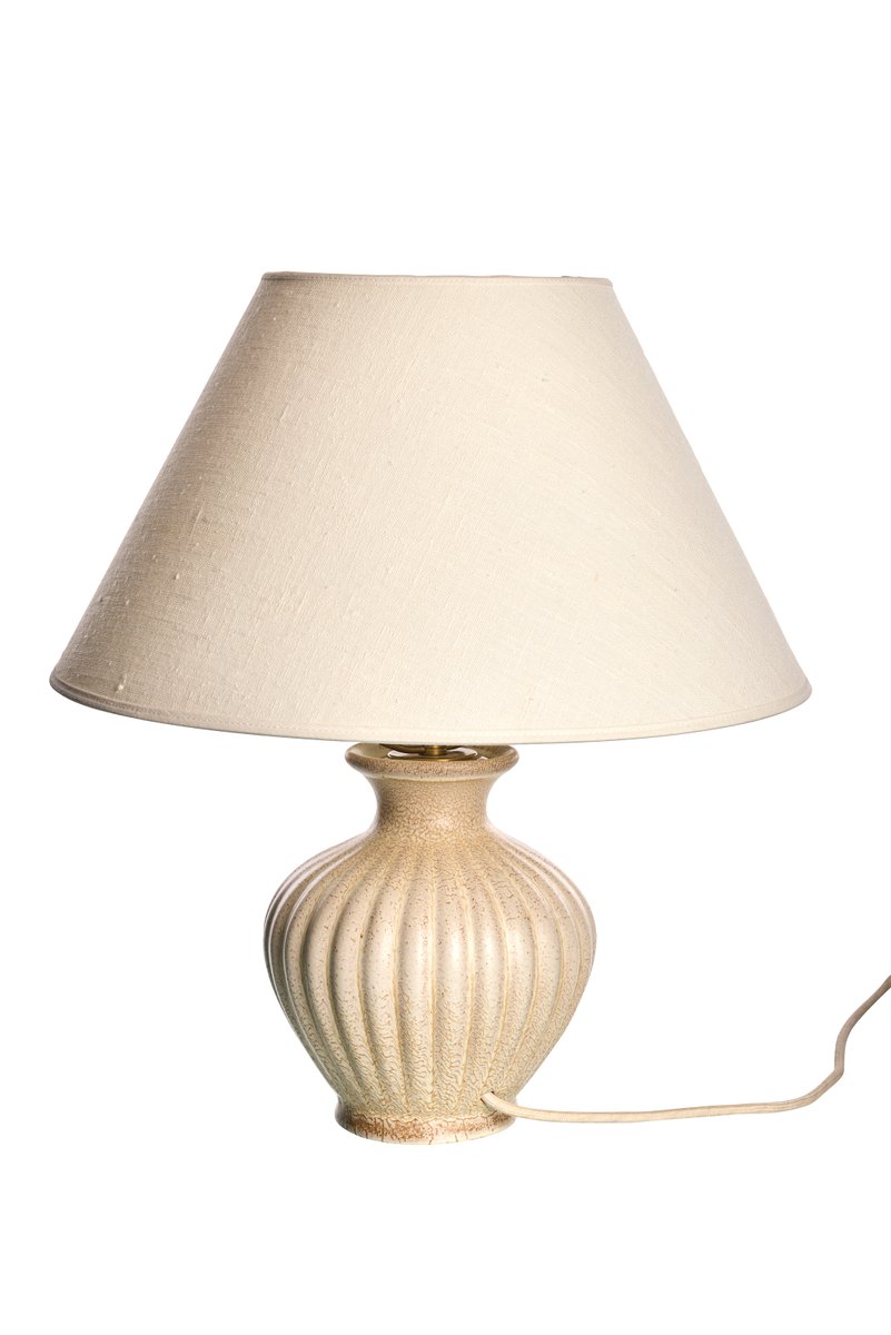 Scandinavian Modern Ceramic Table Lamp by Ewald Dahlskog for Bo Fajans ...