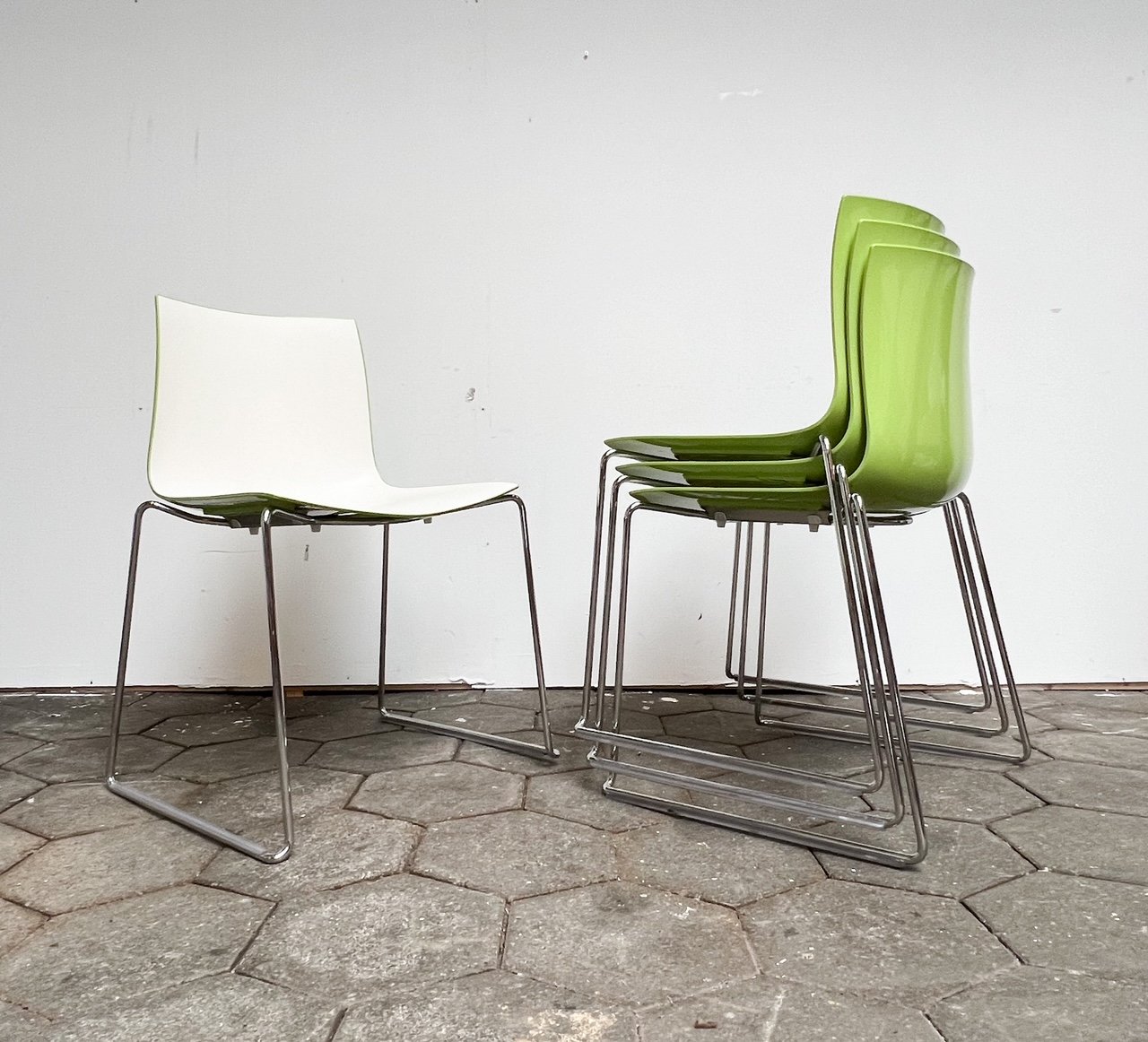 Vintage Katifa Chairs by Arper, 2000, Set of 4 for sale at Pamono