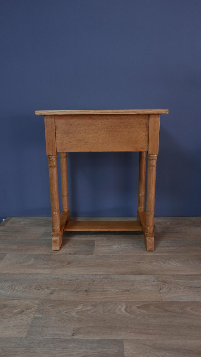 Antique German Oak Bedside Table, 1890 for sale at Pamono
