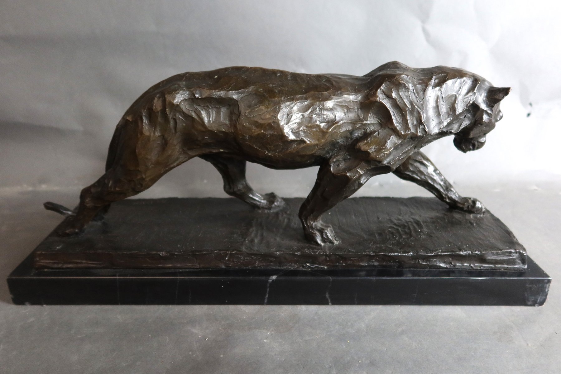 Panther after Bugatti Model, 1980s, Bronze for sale at Pamono