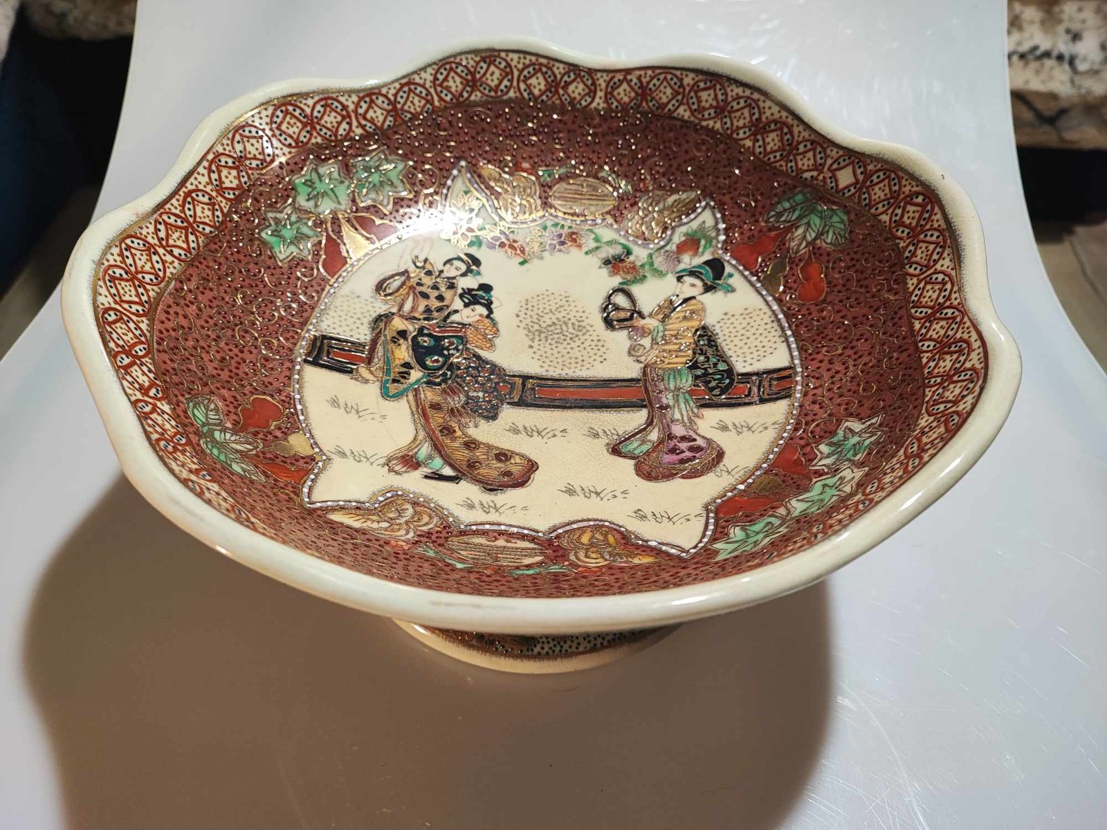 Vintage Japanese Plate, 1950s for sale at Pamono