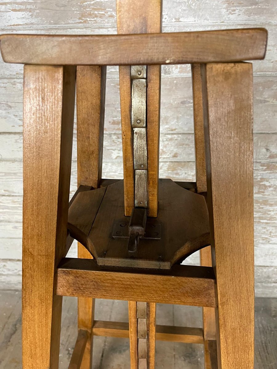 Vintage Rotating Height-Adjustable Sculpture Stand for sale at Pamono