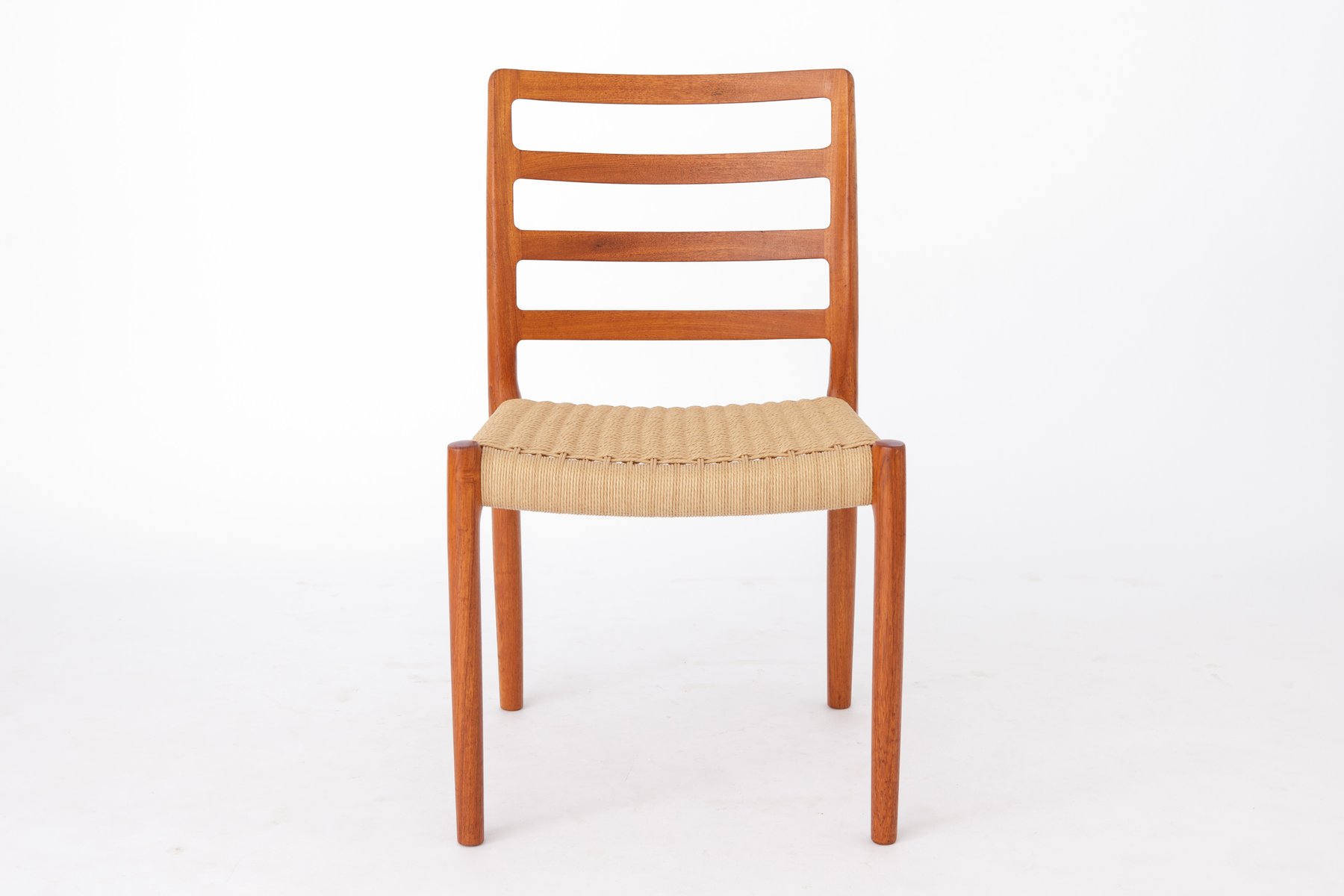 Vintage Danish Chair in Teak by Niels Moller, 1980s for sale at Pamono