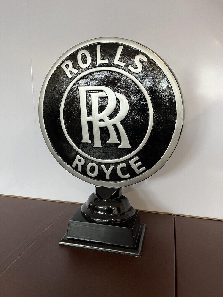 Rolls Royce Garage Advertising Metal Sign for sale at Pamono