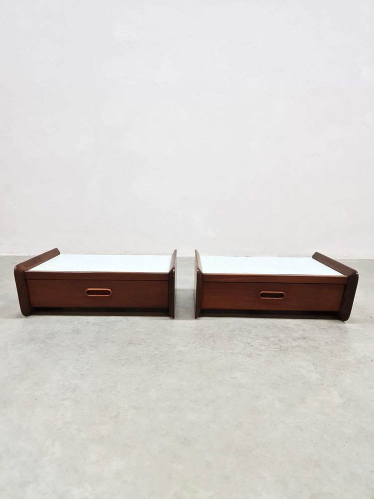Vintage Scandinavian Floating Nightstands, 1960s, Set of 2 for sale at ...