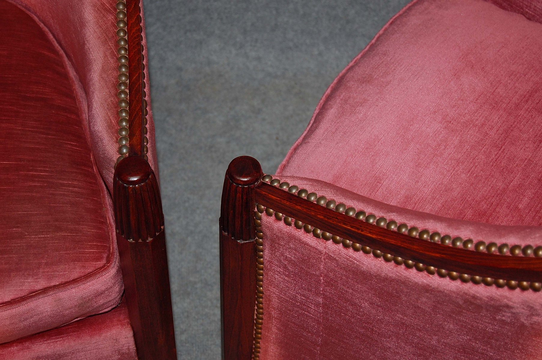 Set of Armchairs by René Joubert & Philippe Petit for DIM, 1920s for ...