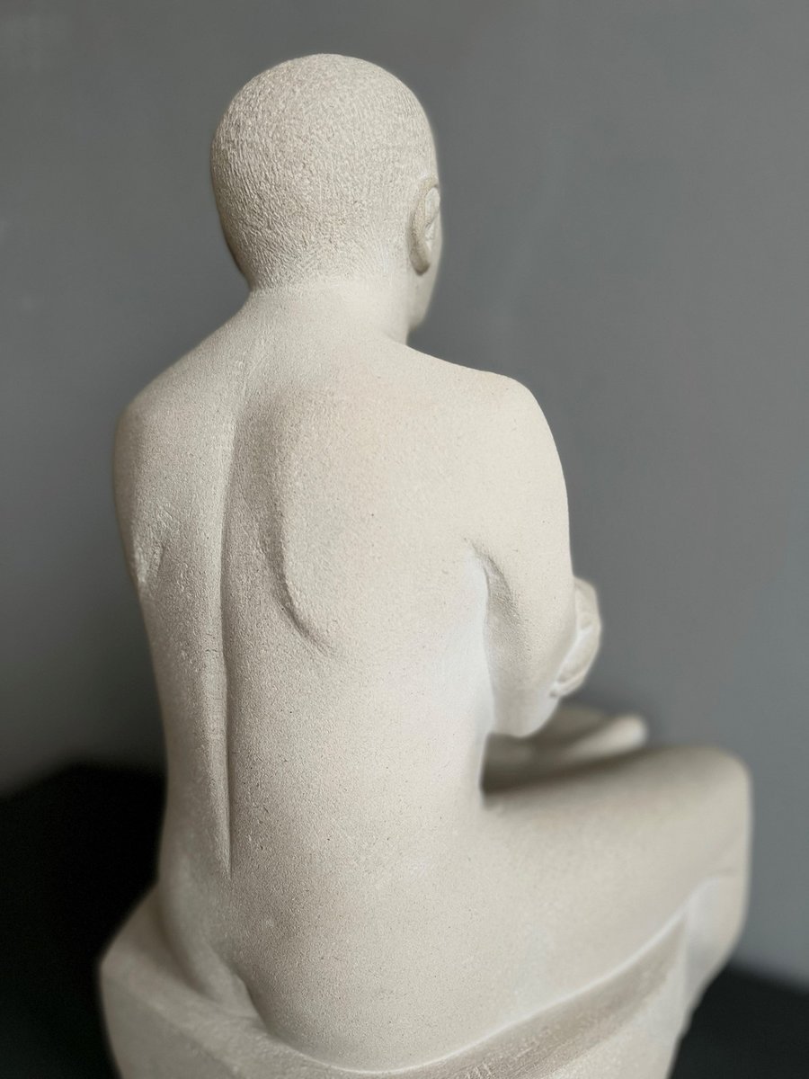 Andre Wallace, Carved Figurative Sculpture, Portland Stone, 2000 for ...