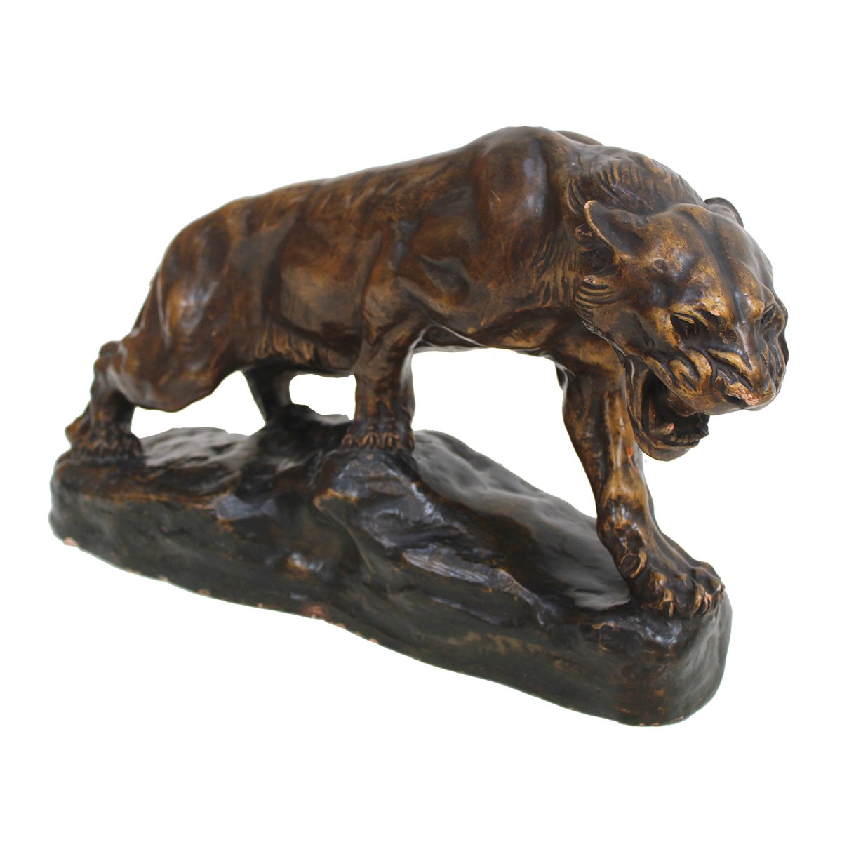 Thomas François Cartier, Roaring Panther, 1800s, Terracotta for sale at ...