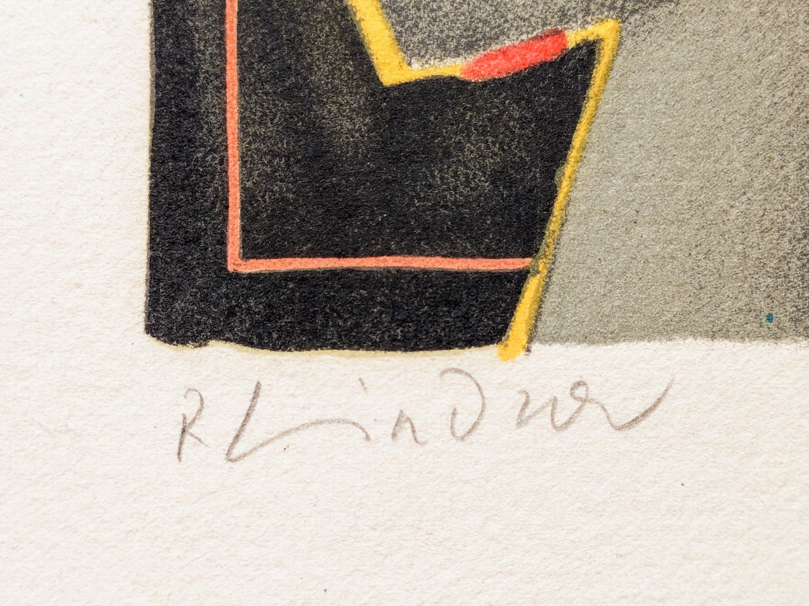 Richard Lindner, Woman with Bird, 1970s, Lithograph for sale at Pamono