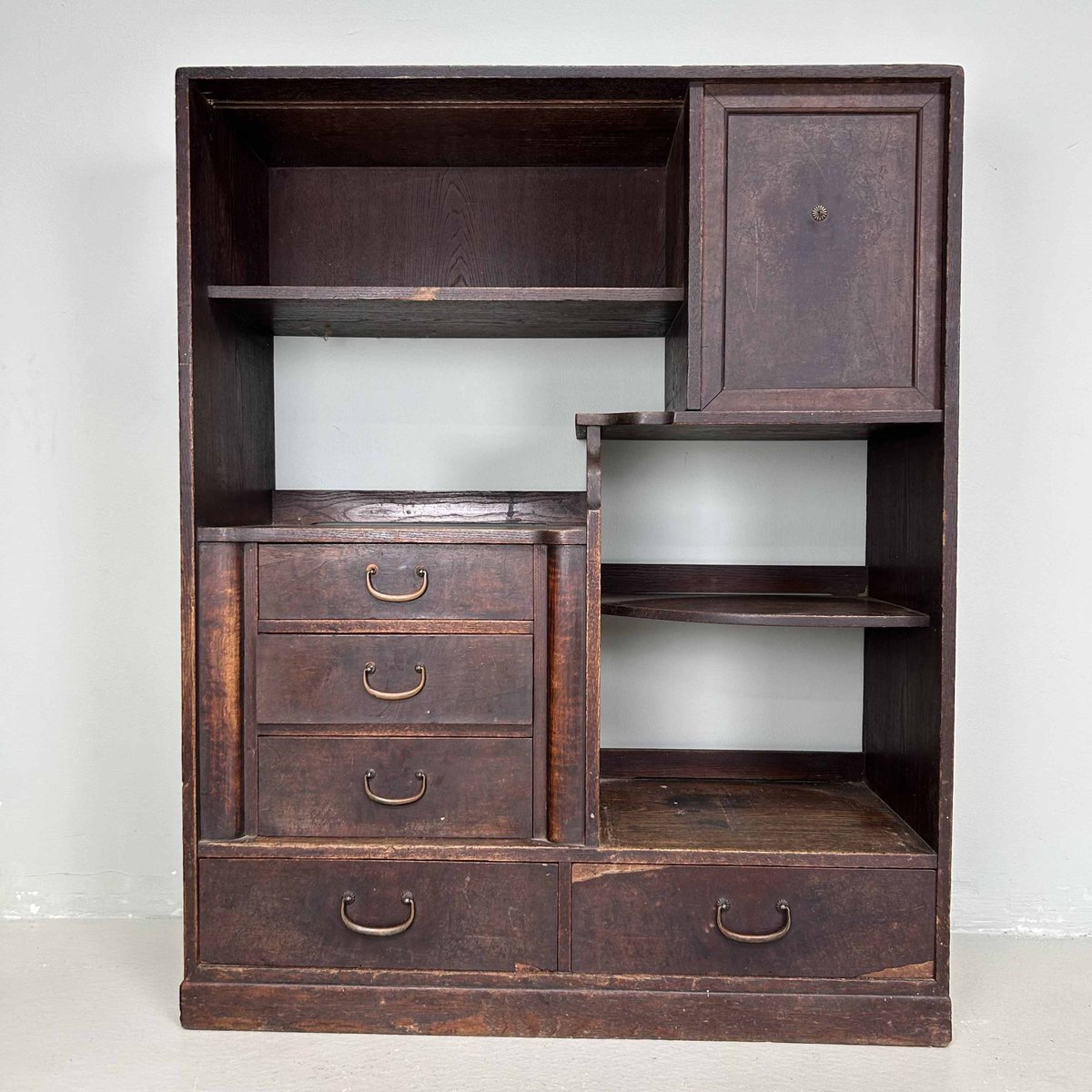 Japanese Traditional Tea Ceremony Tansu Display Cabinet, 1920s for sale ...
