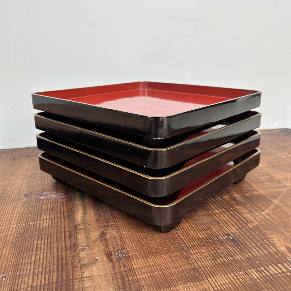 Urushi Lacquer Serving Tray, 1936 for sale at Pamono