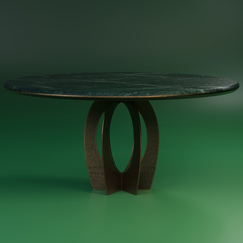 Boulder Dining Table by Porus Studio for sale at Pamono