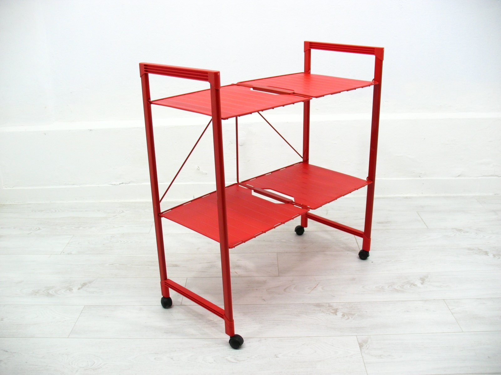 Vintage Red Folding Table, 1990s for sale at Pamono