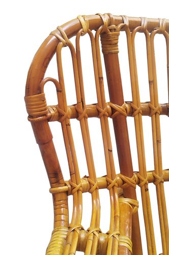 Italian Three-Seater Rattan Sofa, 1960s for sale at Pamono