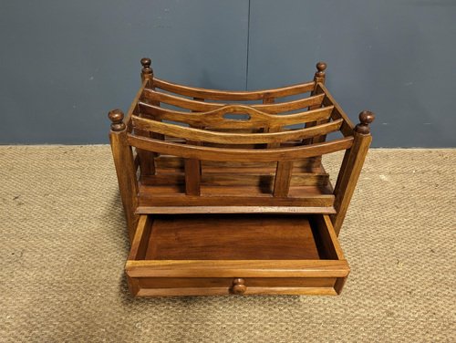 Cherry Wood Magazine Rack for sale at Pamono