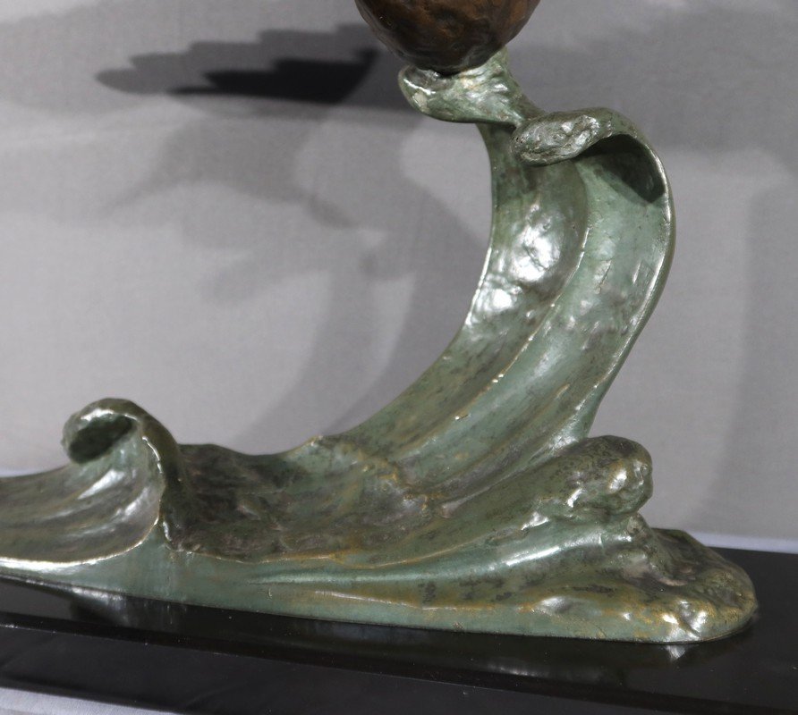 After Erget, The Seagull, Early 20th Century, Bronze for sale at Pamono