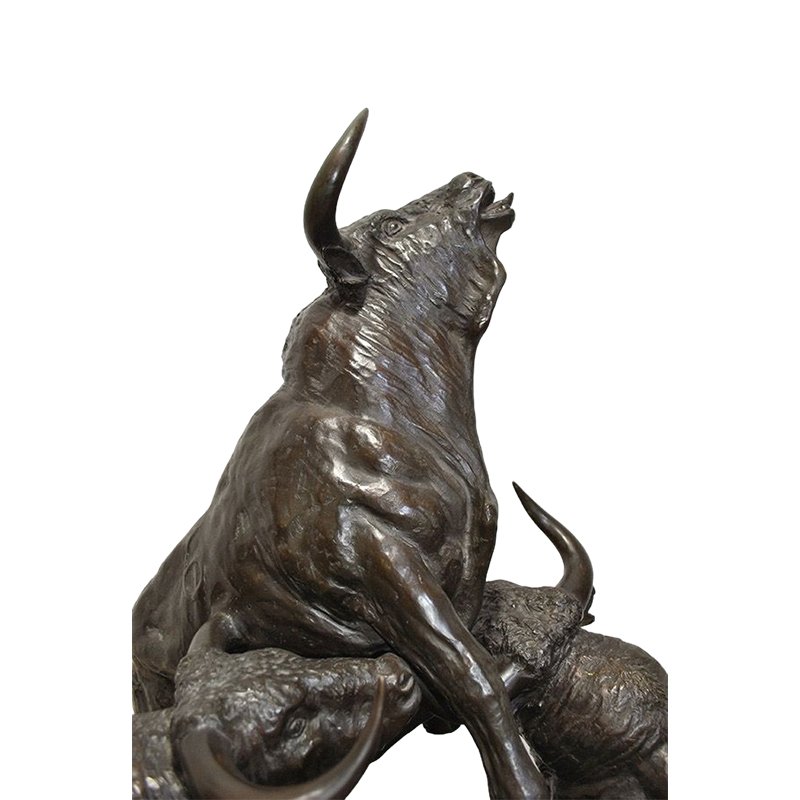 J. L. Cuevas, Mexican Bull Sculpture, 1800s, Bronze for sale at Pamono