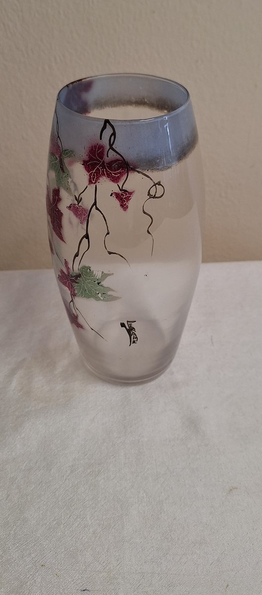 Vintage Glass Vase by F. Luscher, 1920 for sale at Pamono