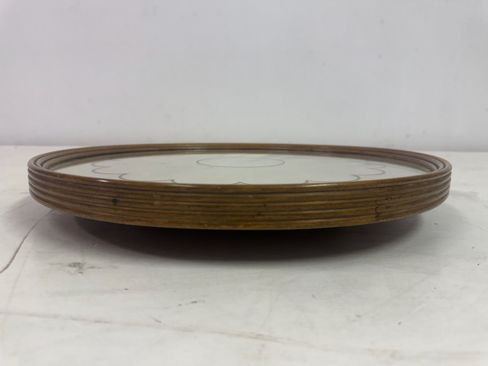 Italian Mirrored Revolving Lazy Susan Centrepiece Tray, 1940s for sale ...