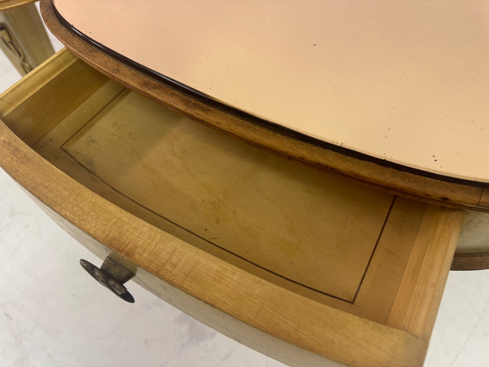 Italian Parchment Bedside Tables or Nightstands, 1950s, Set of 2 for ...