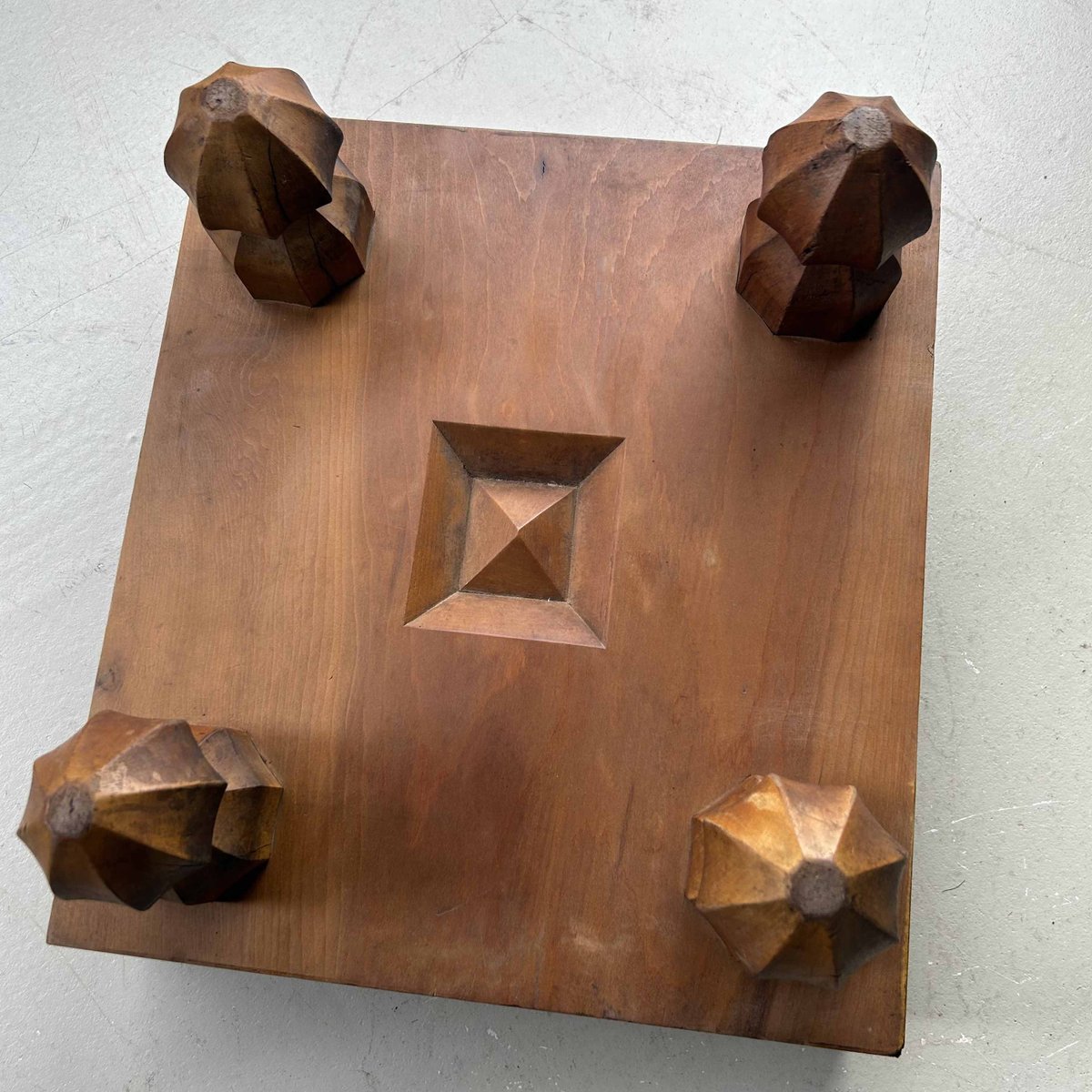 Keyaki Shogi Game Board Wooden Display, Japan, 1920s for sale at Pamono