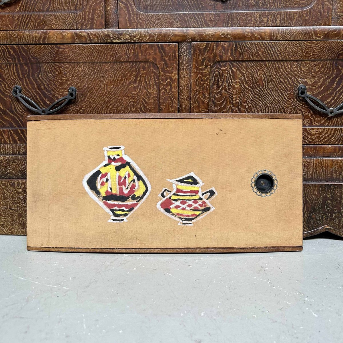 Large Mid-Century Japanese Tea Chest, 1930s for sale at Pamono