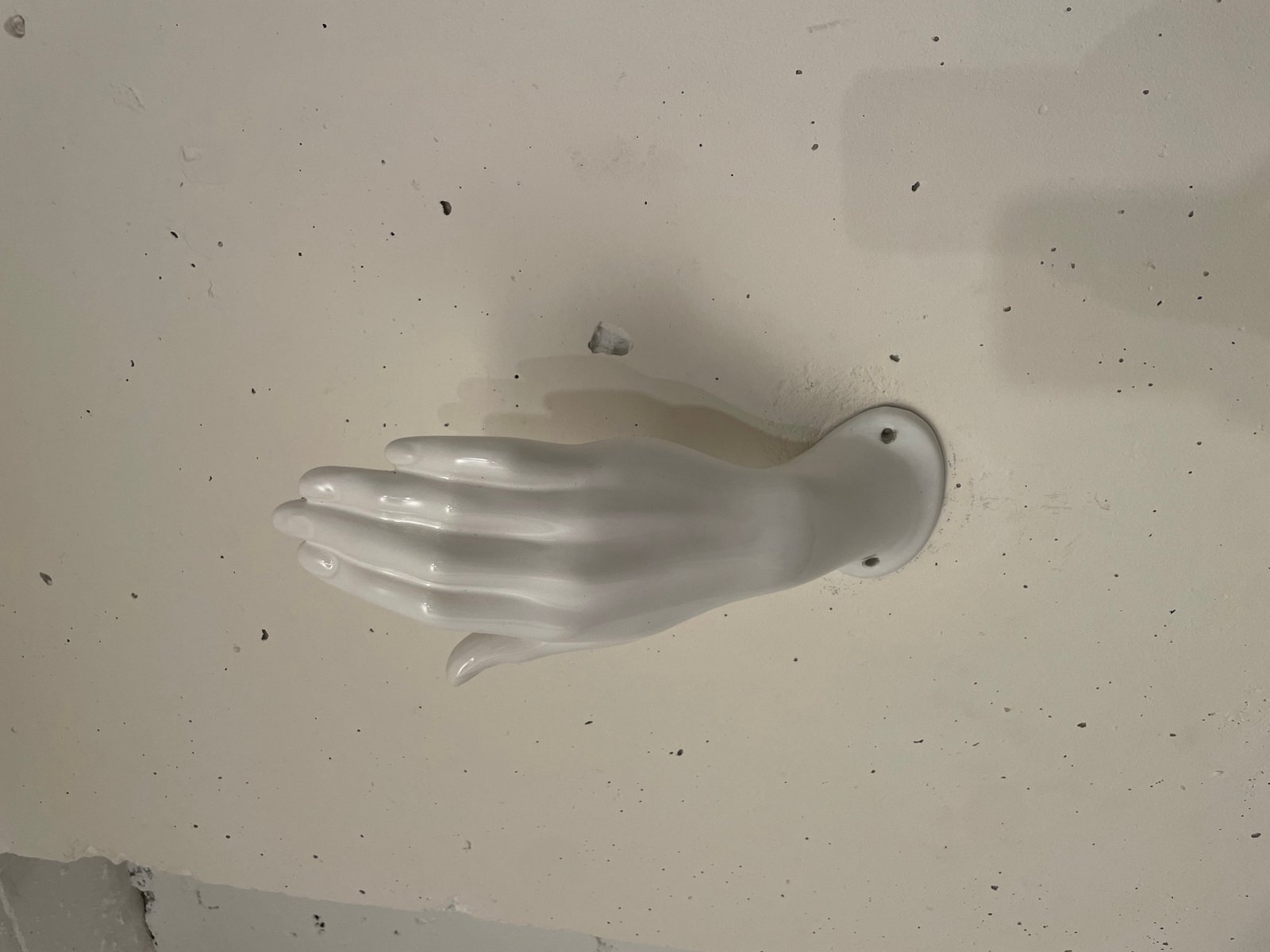Hand Ceramic Wall Lamp, 1980 for sale at Pamono