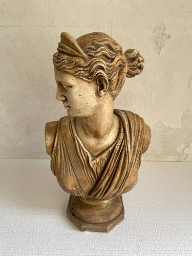 Diana Plaster Bust, Italy, 1960s for sale at Pamono