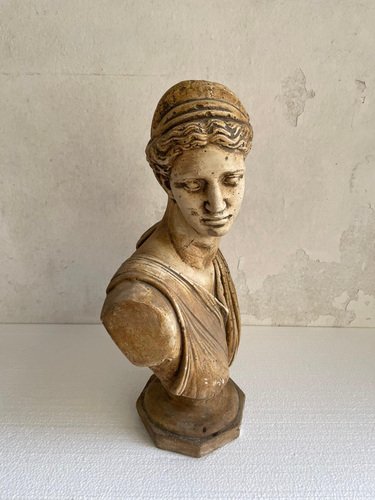 Diana Plaster Bust, Italy, 1960s for sale at Pamono