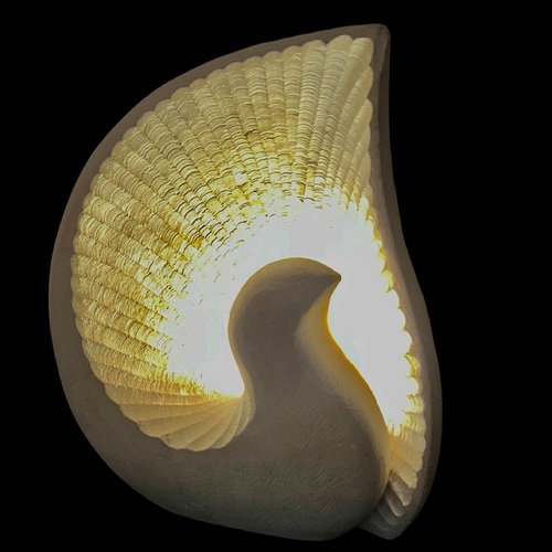 Limestone Bird Sculpture Lamp, 1970s for sale at Pamono