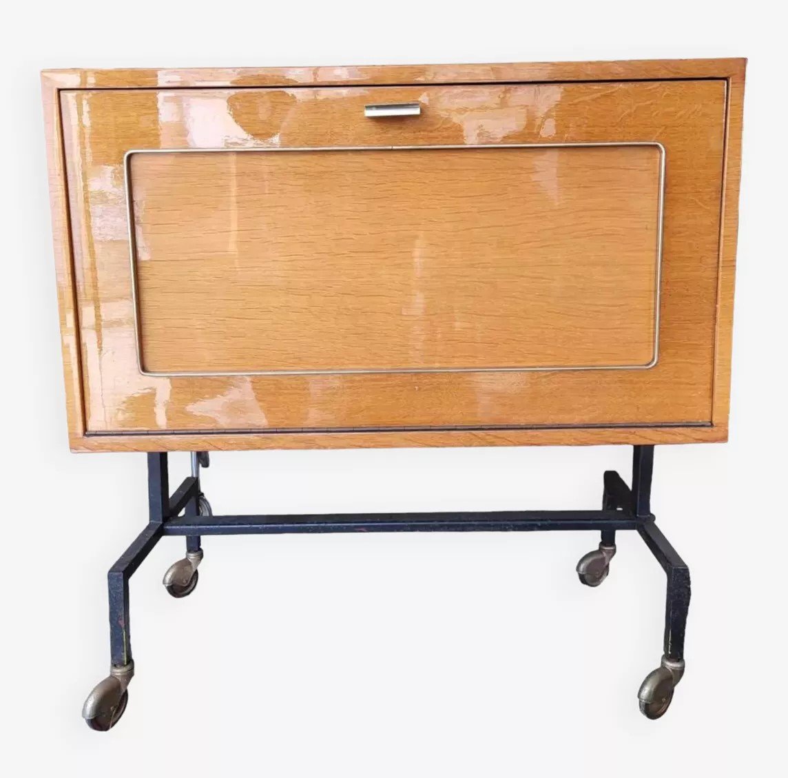 Low Storage Bar Cabinet on Casters, 1960s for sale at Pamono