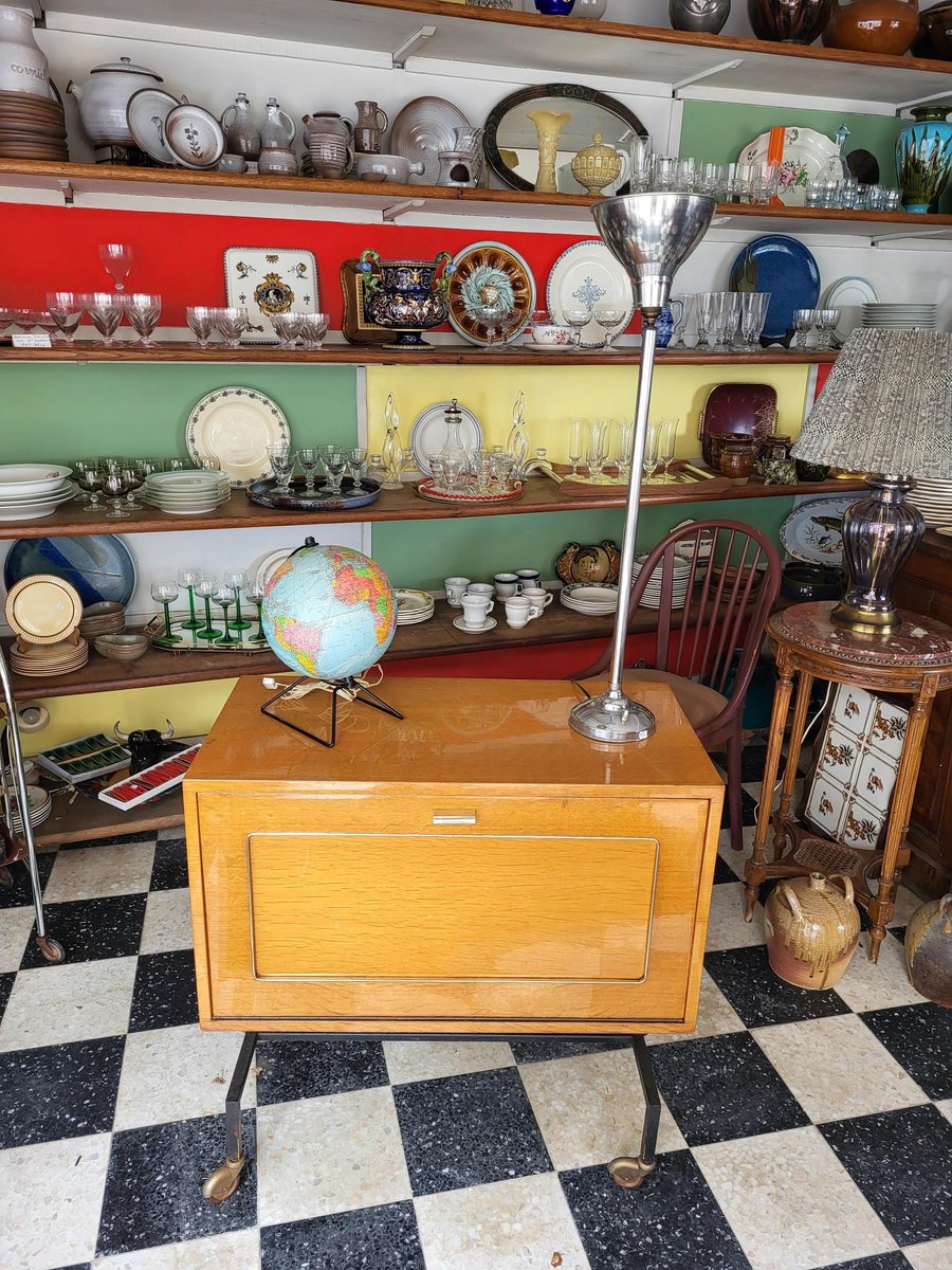 Low Storage Bar Cabinet on Casters, 1960s for sale at Pamono